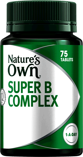 Super B Complex Tablets for Everyday Energy | Nature's Own